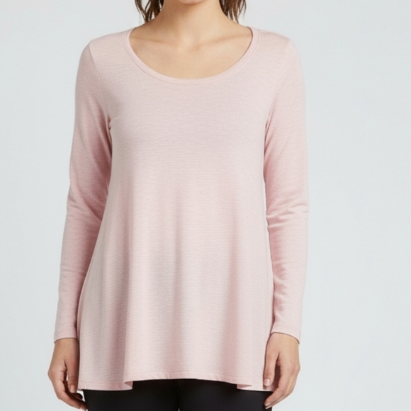 J. Jill | Tops | J Jill Pure Jill Light Pink Marbled Elliptical Pima ...